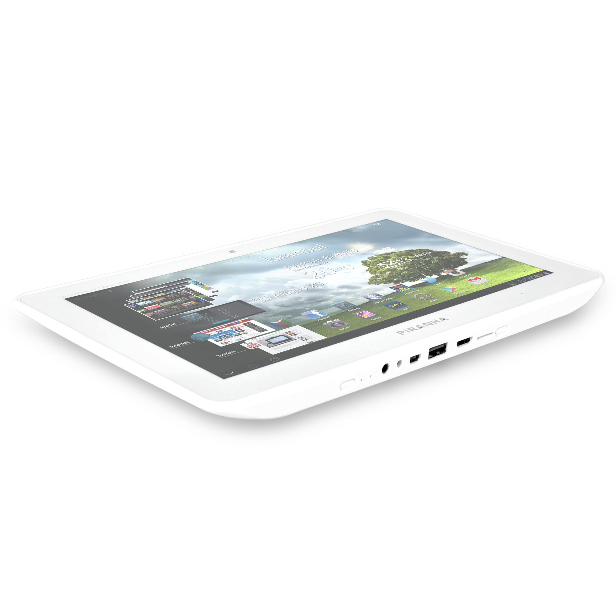 Ultra III Tab 10.1 Zeus White - Çift Çekirdek İşlemcili HD Tablet ...