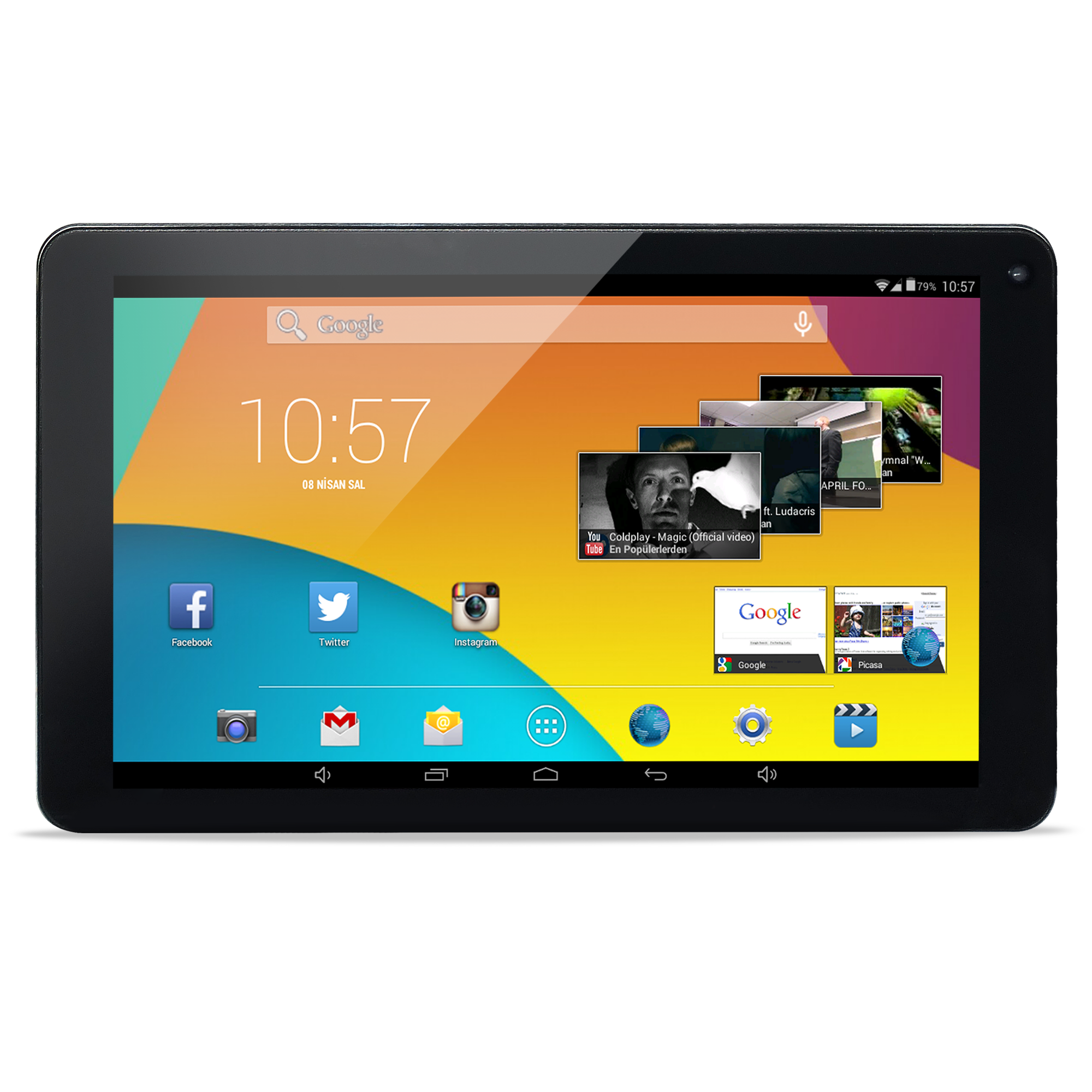 Empire Tab 9.0 Silver - Çift Çekirdek İşlemcili, Alüminyum Kasa HD ...